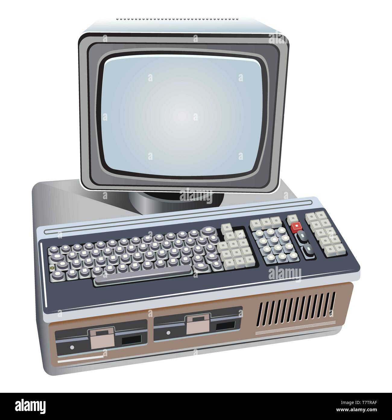 Retro computer screen hi-res stock photography and images - Alamy