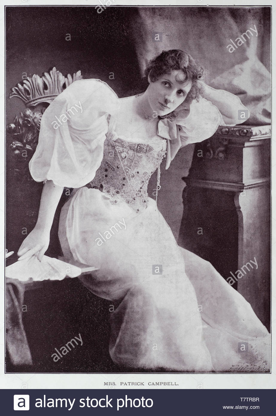 Mrs Patrick Campbell, 1865 – 1940, was an English stage actress ...