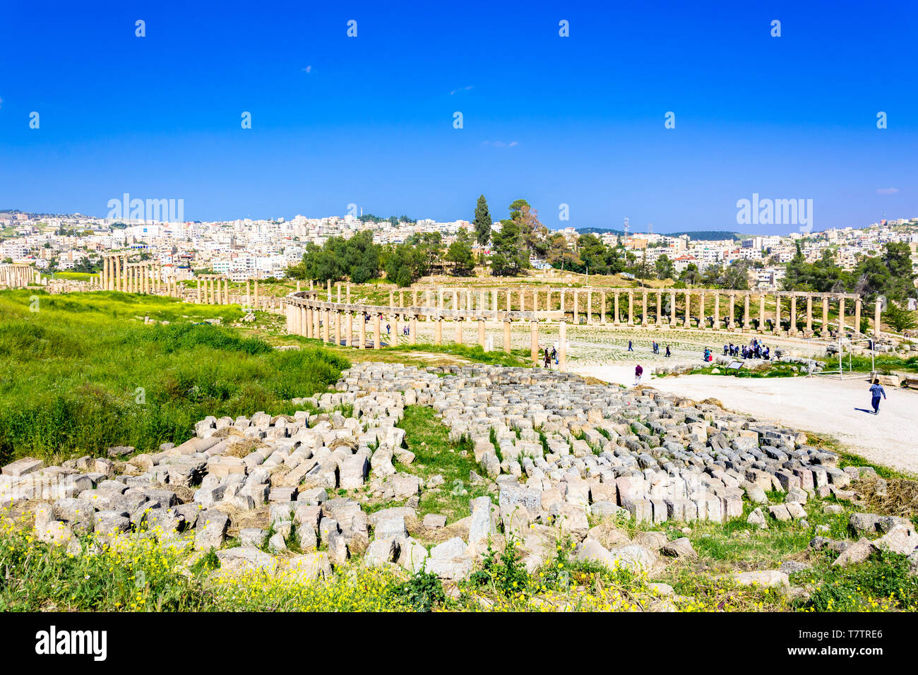 Ancient and roman ruins of Jerash (Gerasa), Jordan Stock Photo - Alamy