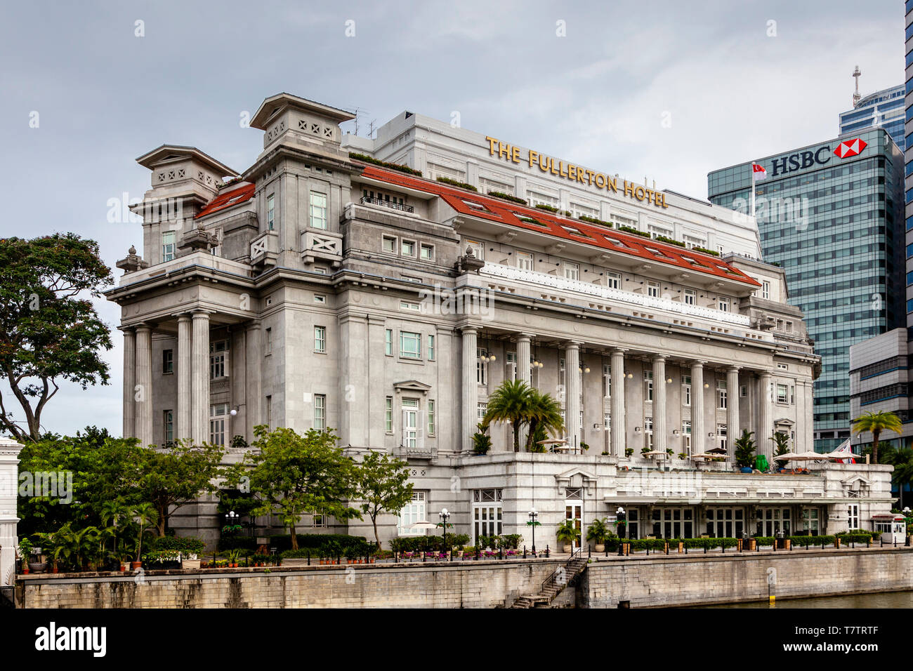 The Fullerton Hotel, Singapore, South East Asia Stock Photo - Alamy