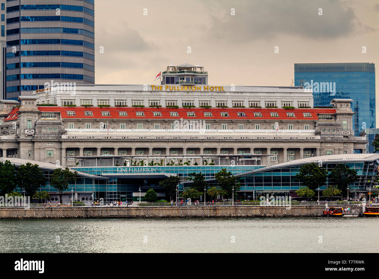 The Fullerton Hotel & One Fullerton, Singapore, South East Asia Stock ...