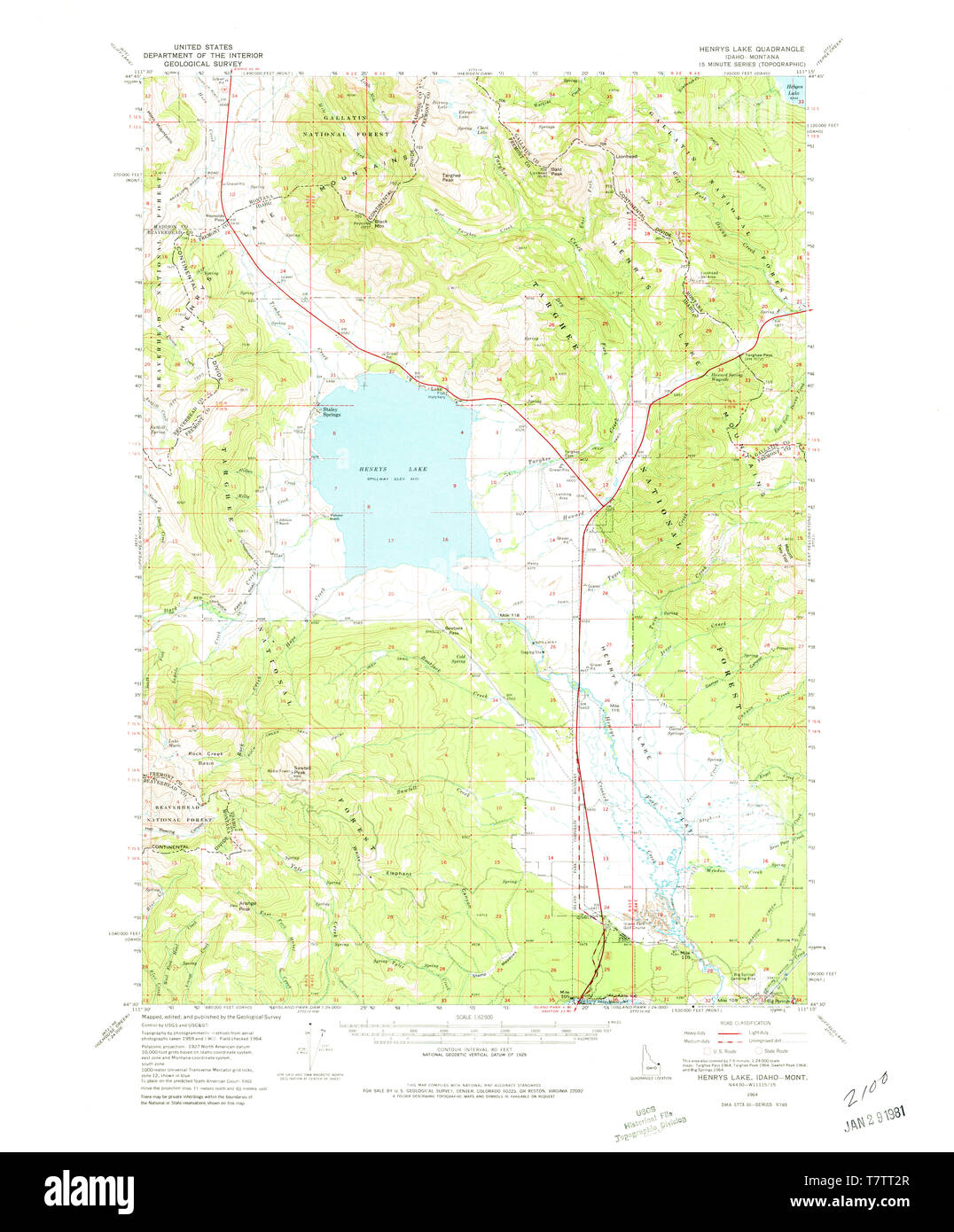 Henrys lake Cut Out Stock Images & Pictures - Alamy