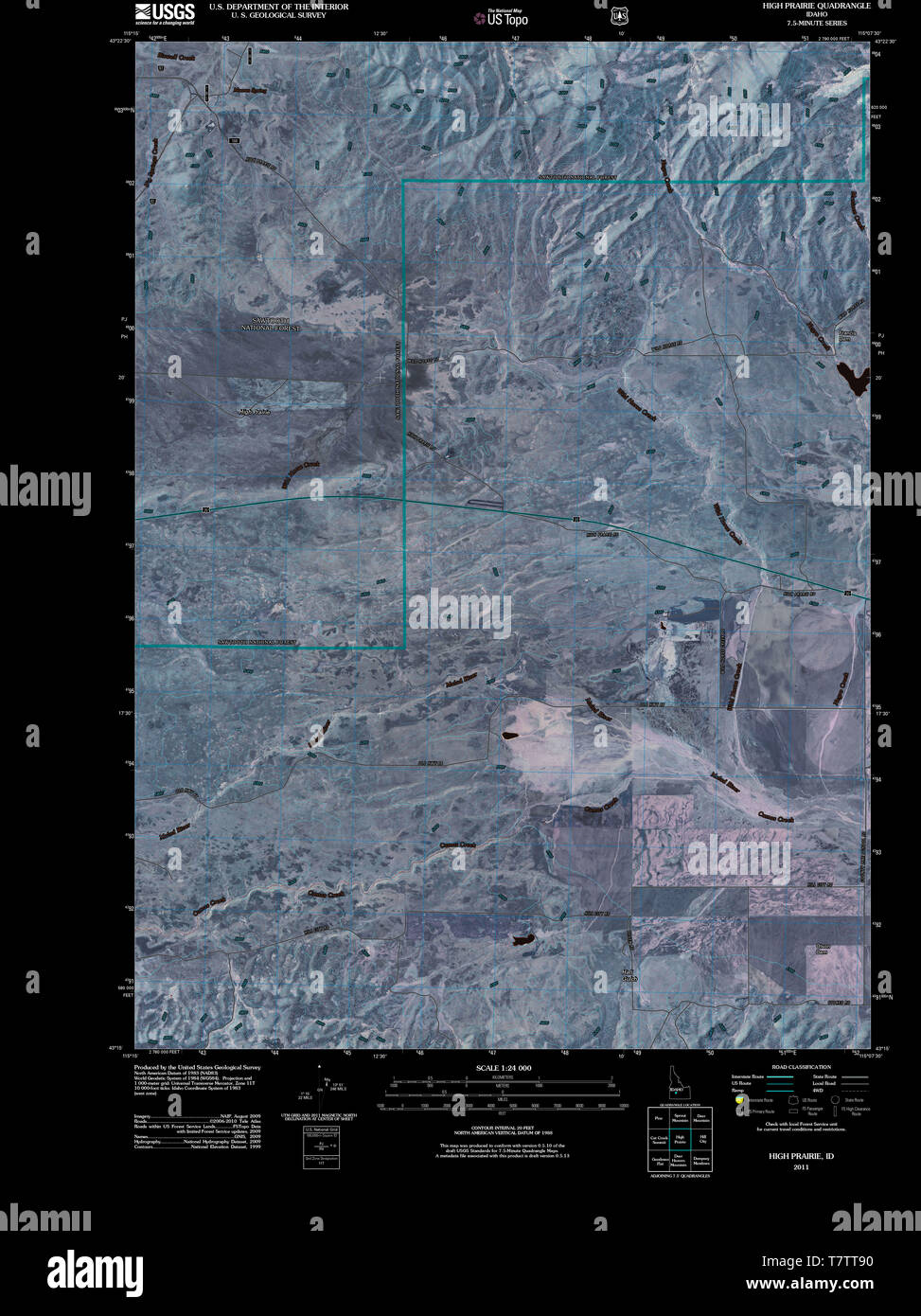 High prairie map hi-res stock photography and images - Alamy