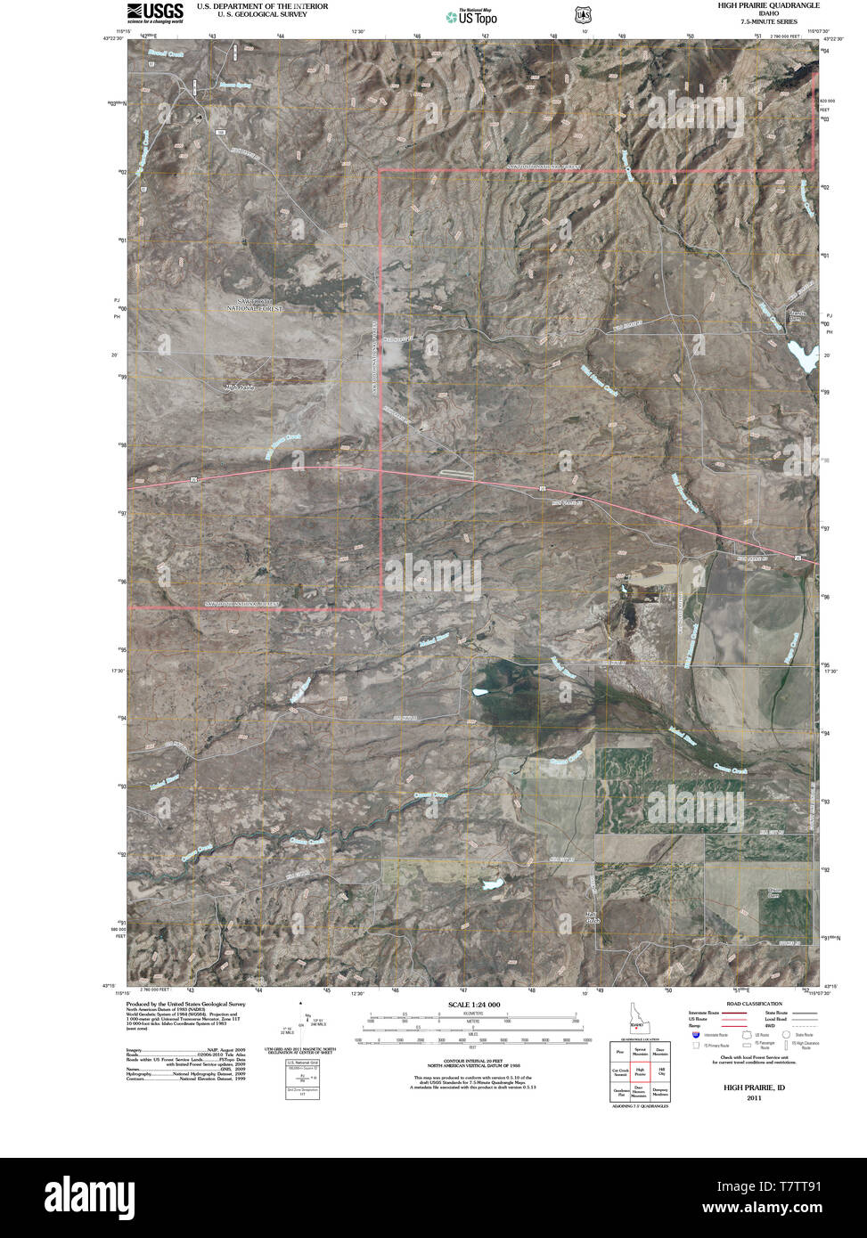 High prairie map hi-res stock photography and images - Alamy