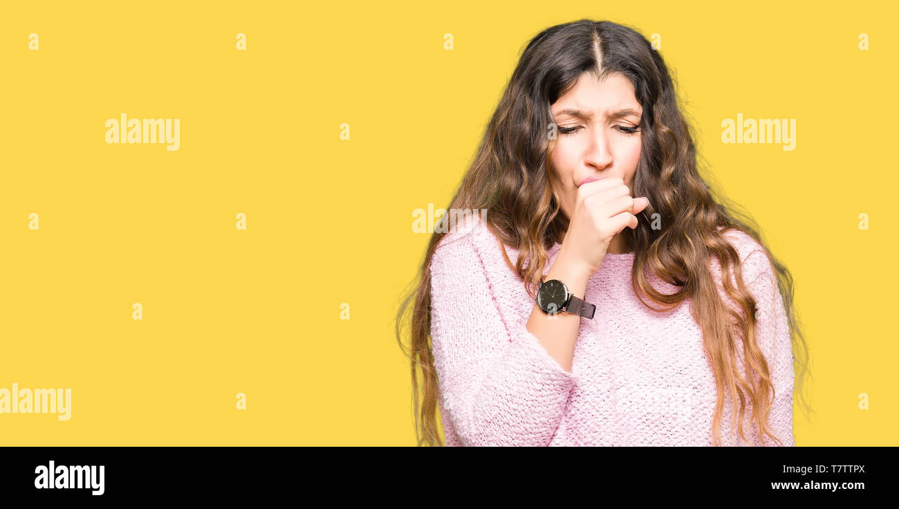 Indian woman coughing hi-res stock photography and images - Alamy
