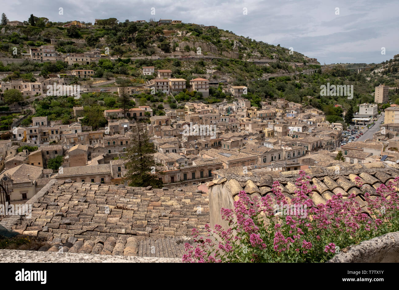Modica town centre, southern Sicily Stock Photo - Alamy
