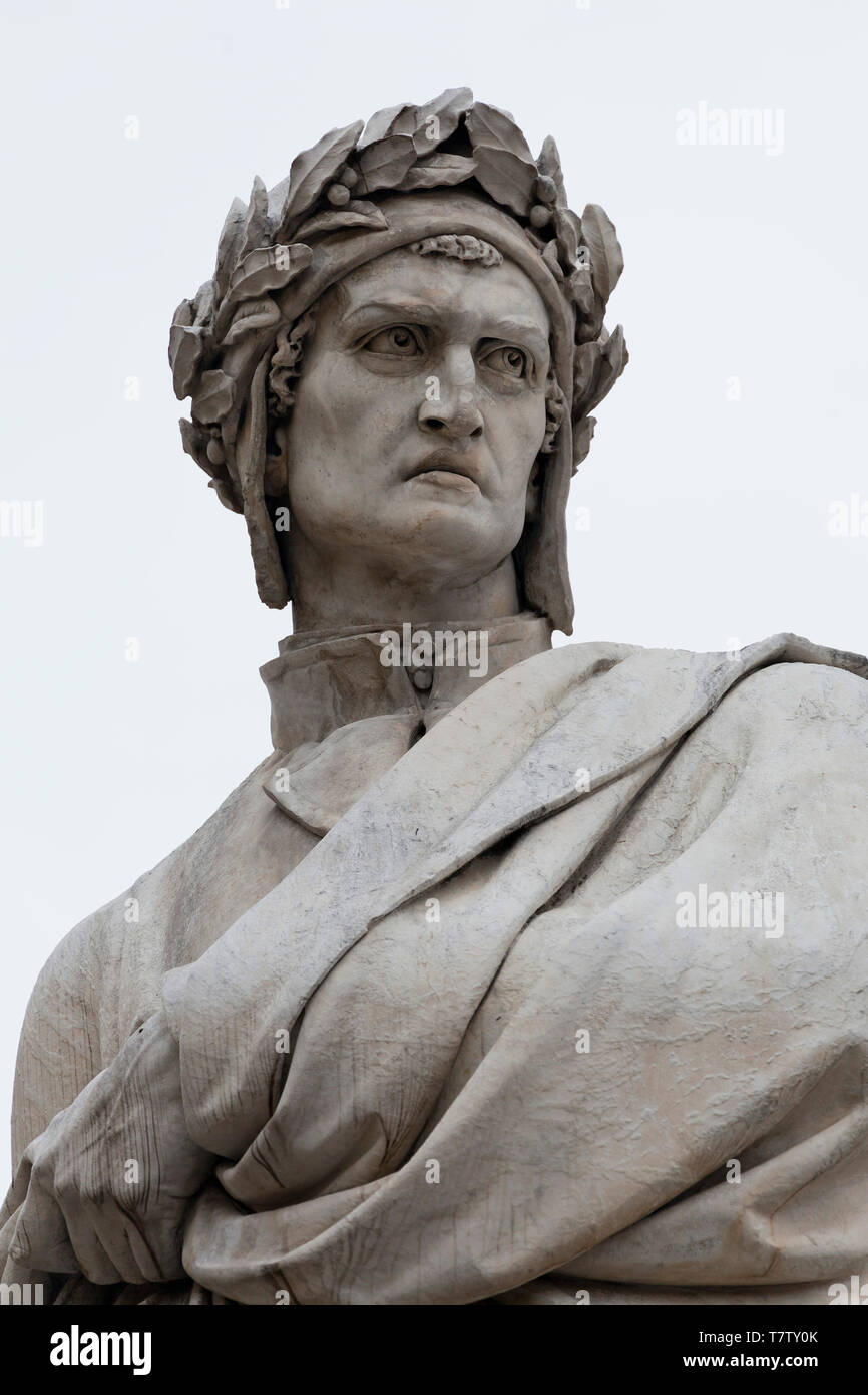 Dante monument florence hi-res stock photography and images - Alamy