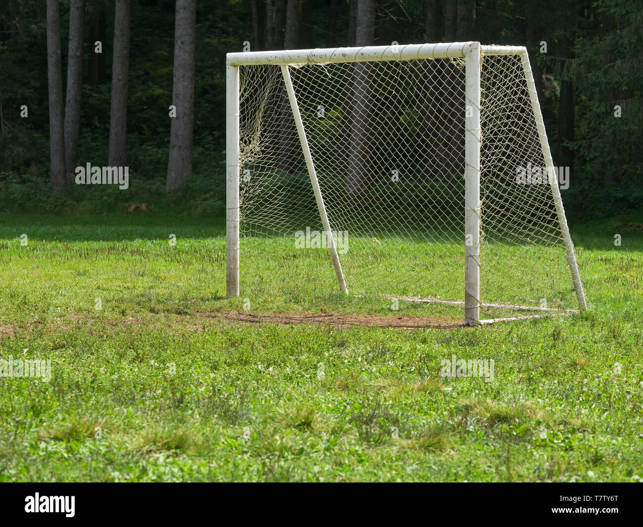 Empty goal hi-res stock photography and images - Alamy