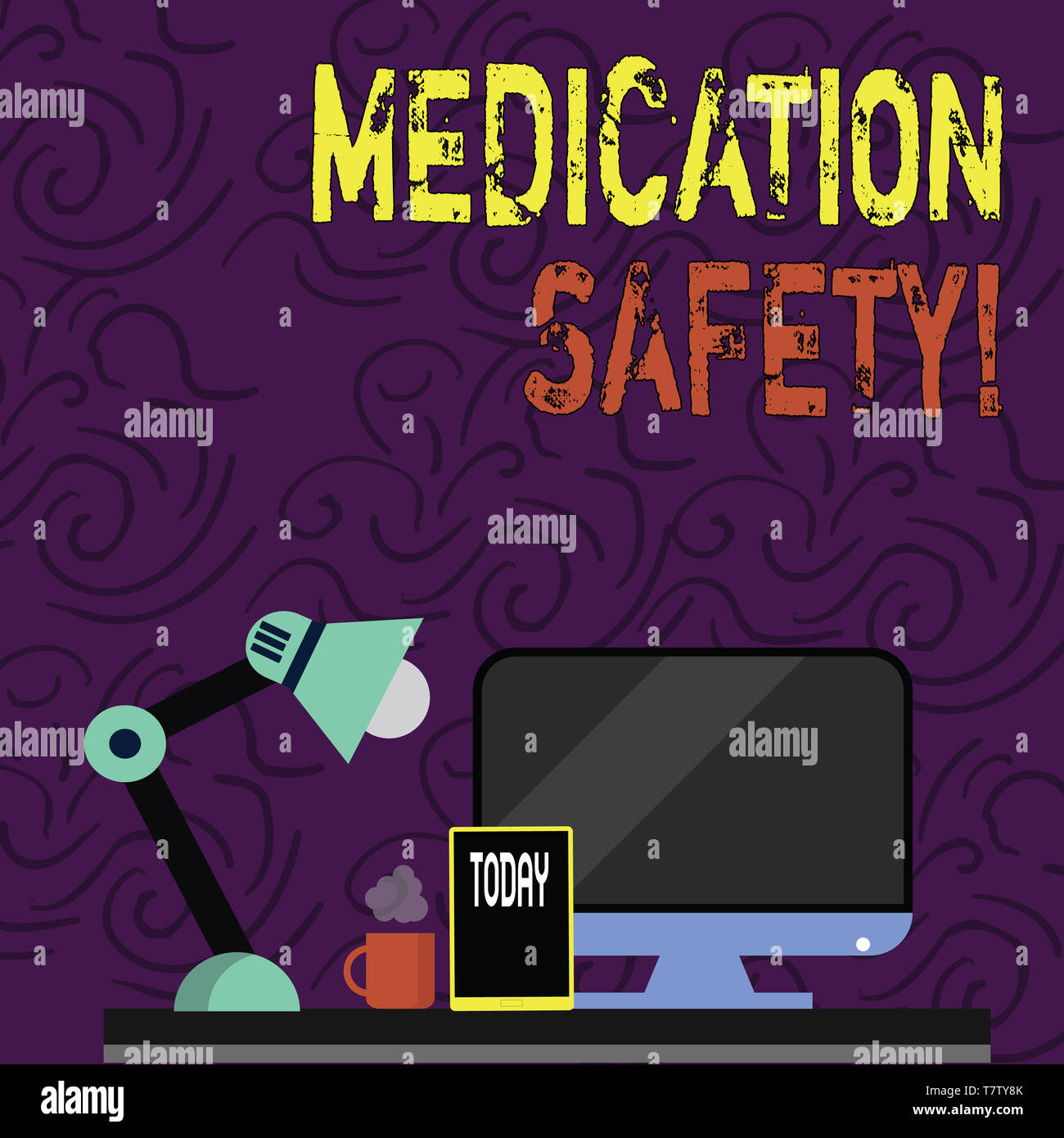 Text sign showing Medication Safety. Business photo showcasing freedom ...