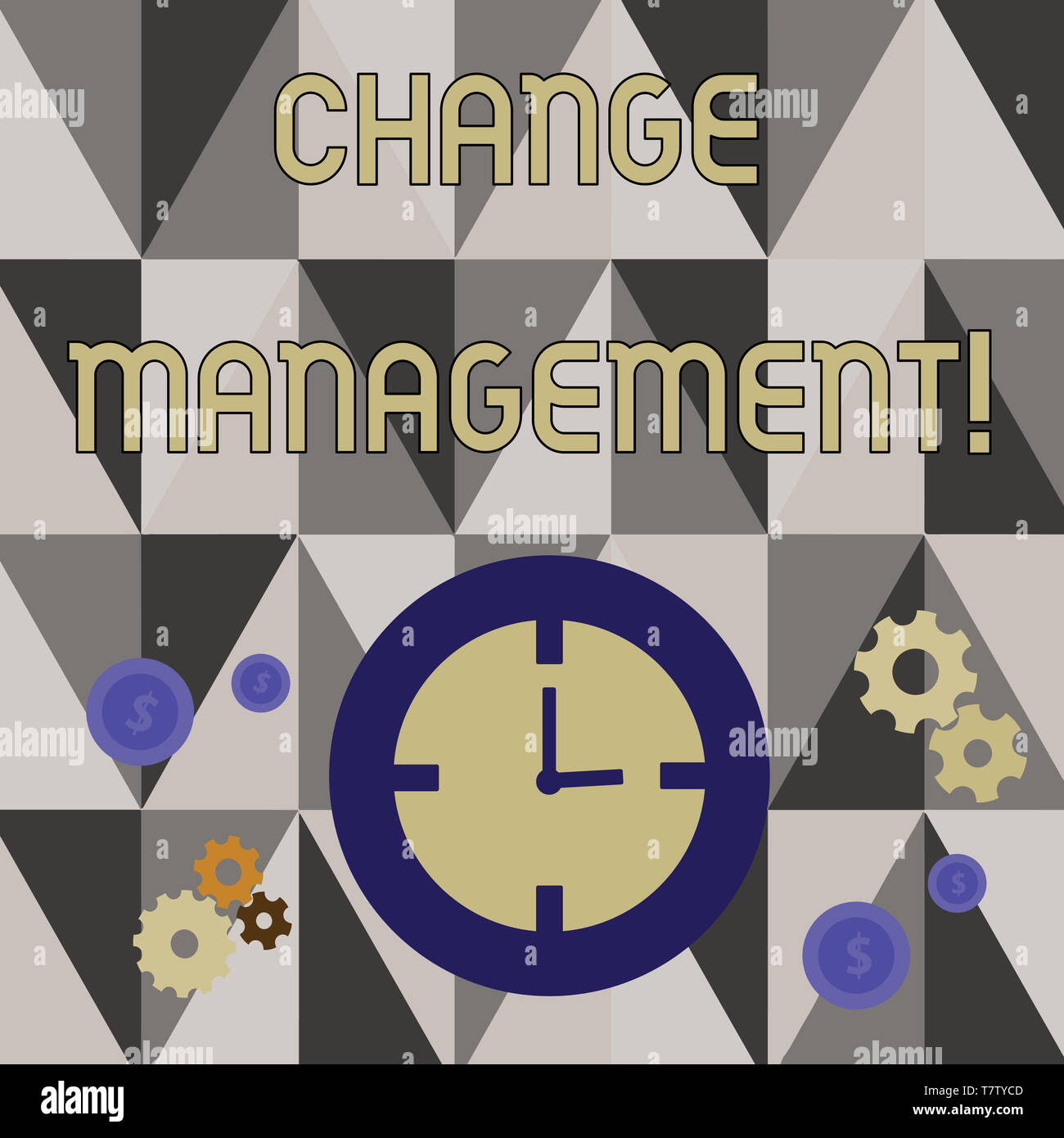 Handwriting text writing Change Management. Conceptual photo systematic ...