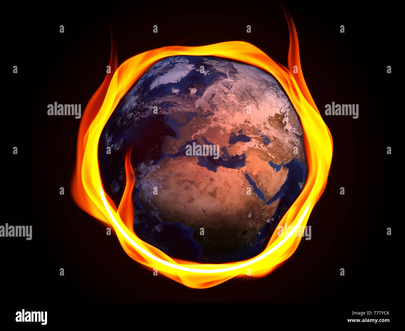 Planet earth heat melting hi-res stock photography and images - Alamy