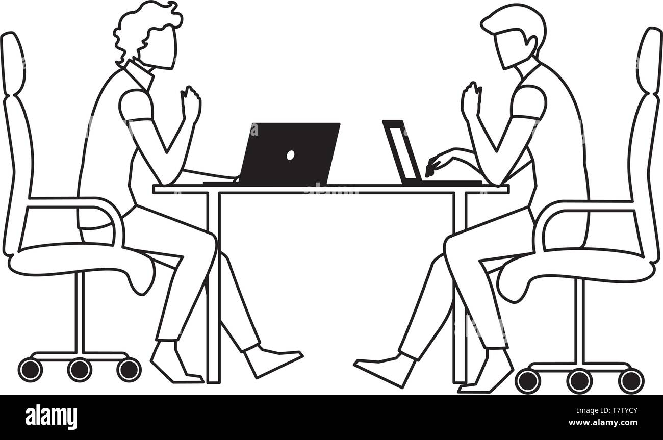 Simple sitting seated Stock Vector Images - Alamy
