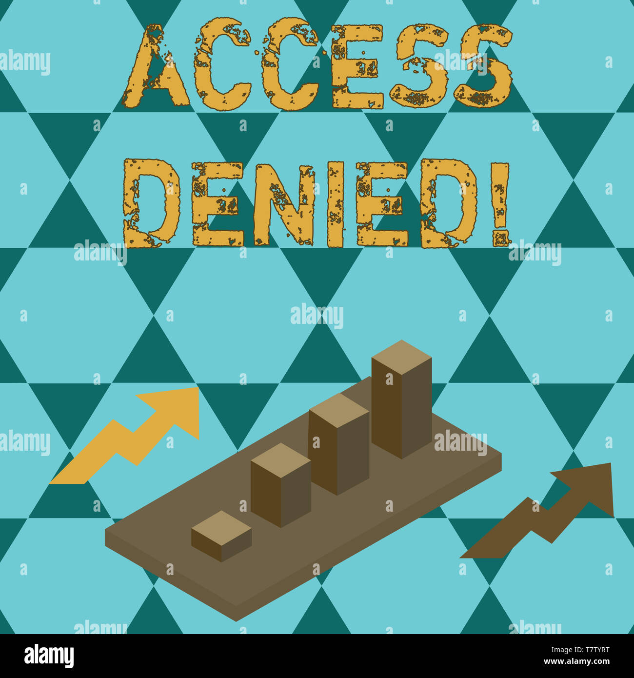 Text sign showing Access Denied. Business photo text error message ...