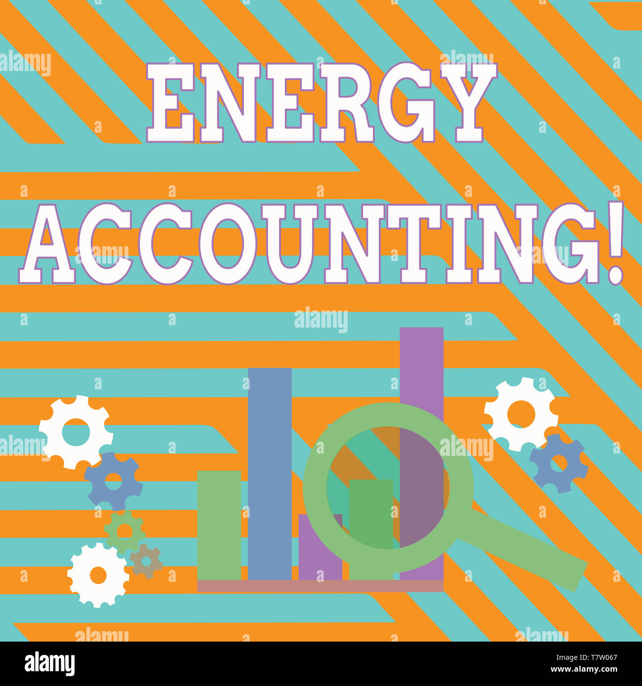 Text sign showing Energy Accounting. Business photo showcasing measure ...