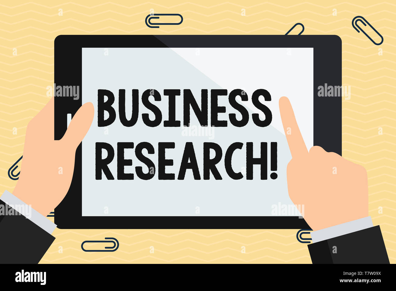 Conceptual hand writing showing Business Research. Concept meaning ...