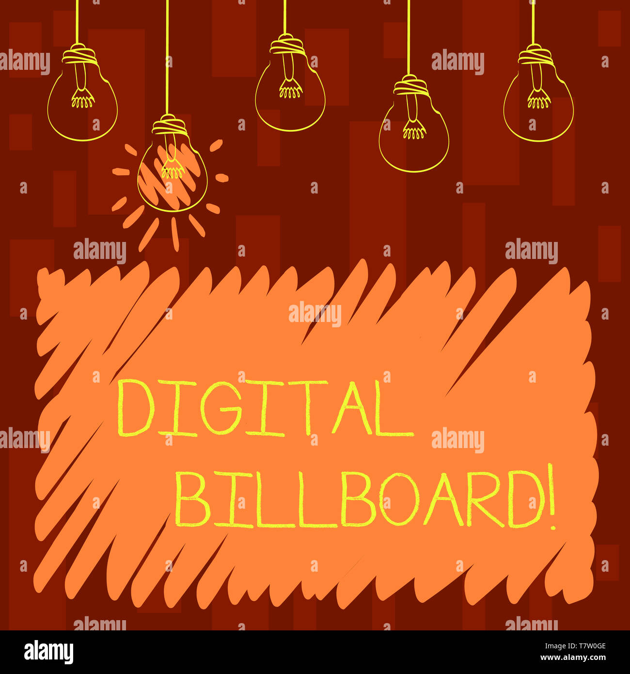 Text sign showing Digital Billboard. Business photo showcasing ...