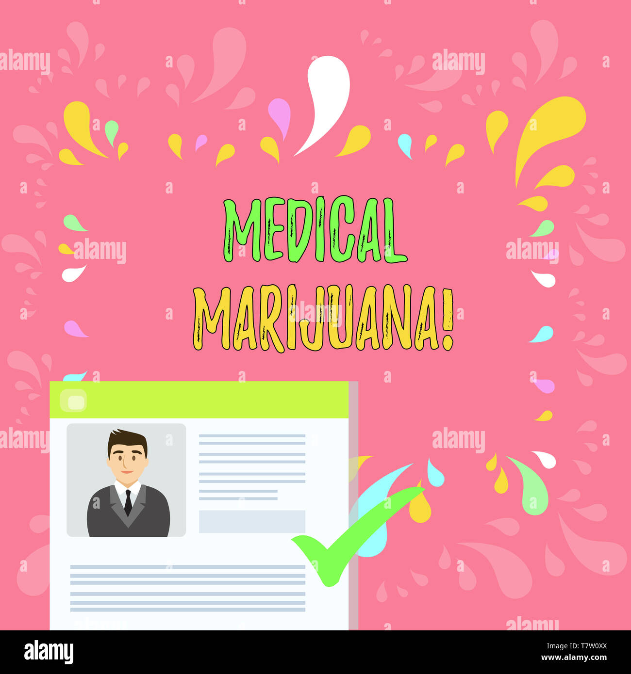 Word writing text Medical Marijuana. Business photo showcasing ...