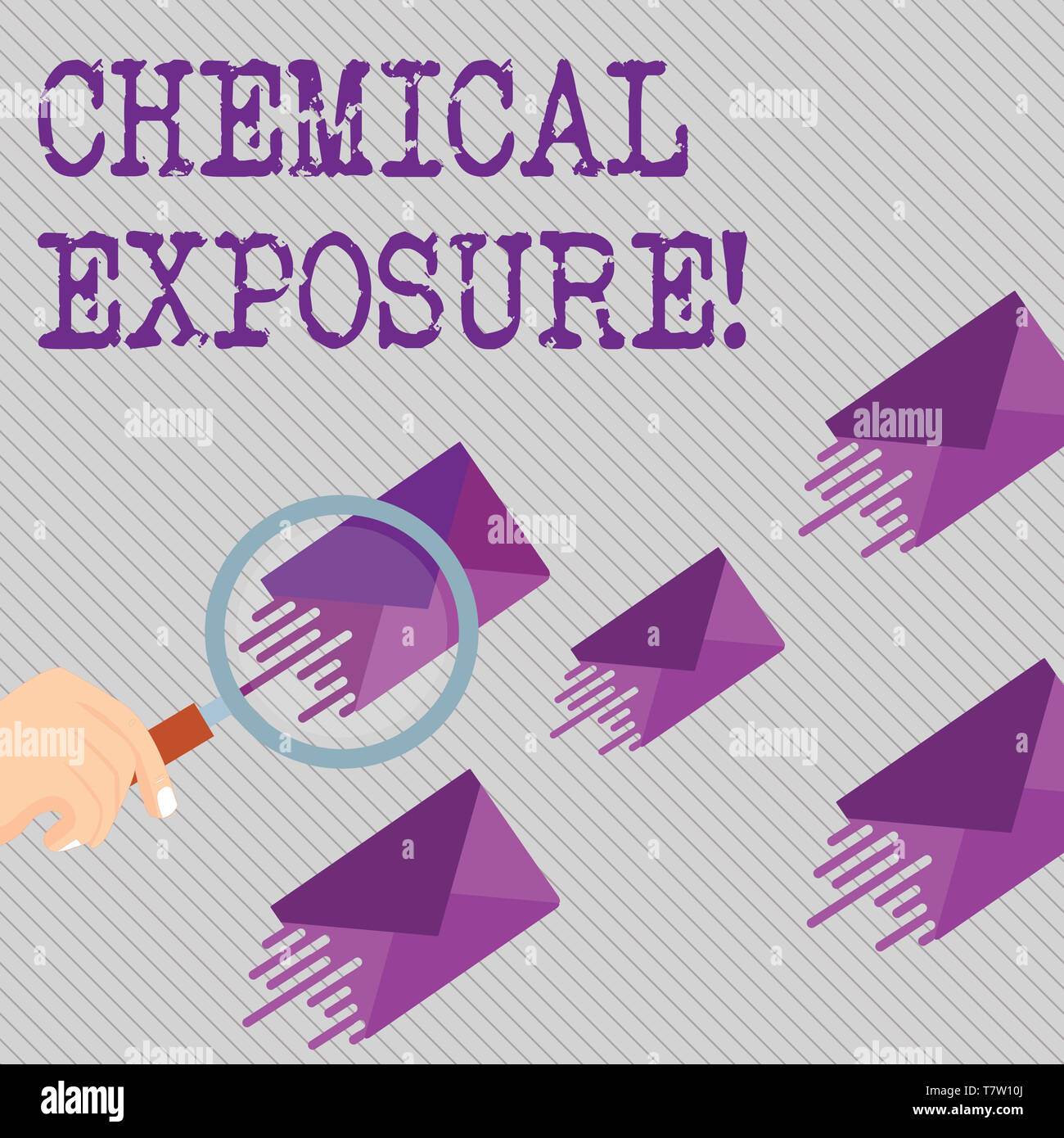 Conceptual hand writing showing Chemical Exposure. Concept meaning ...