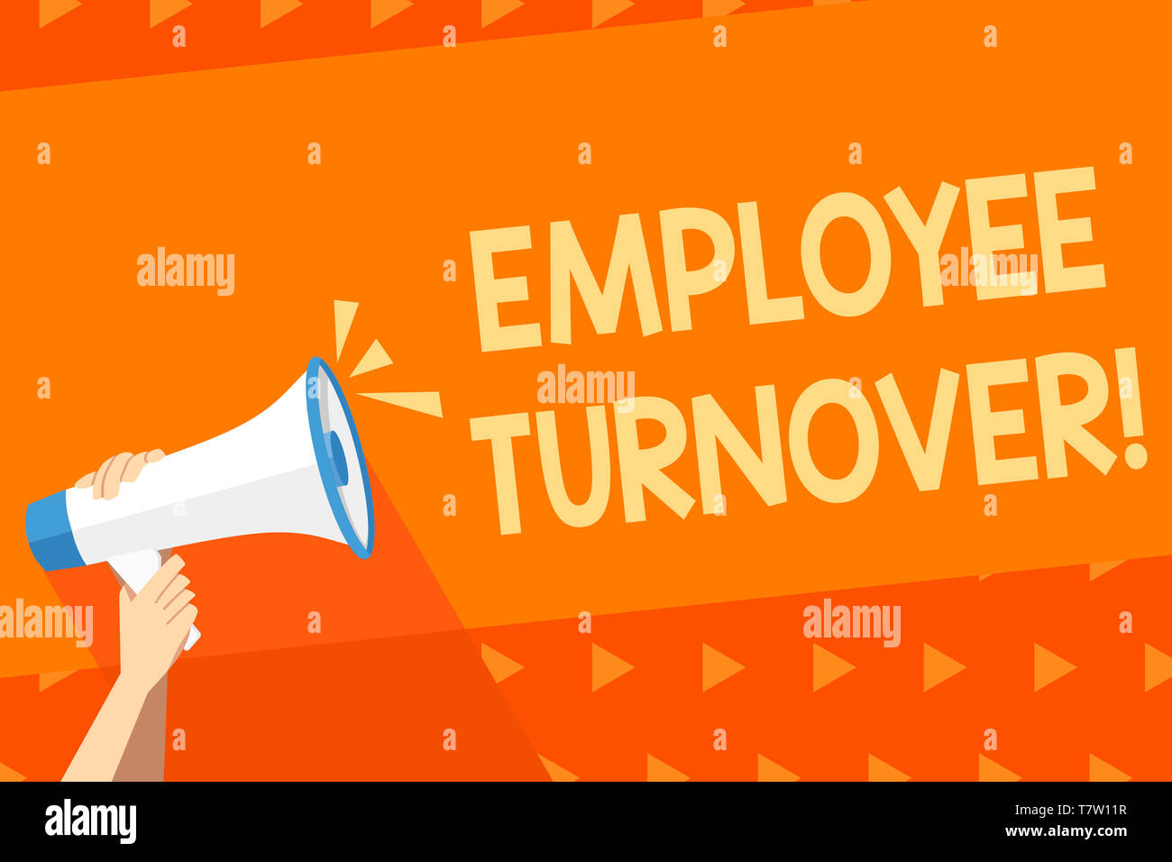 Writing note showing Employee Turnover. Business concept for the ...