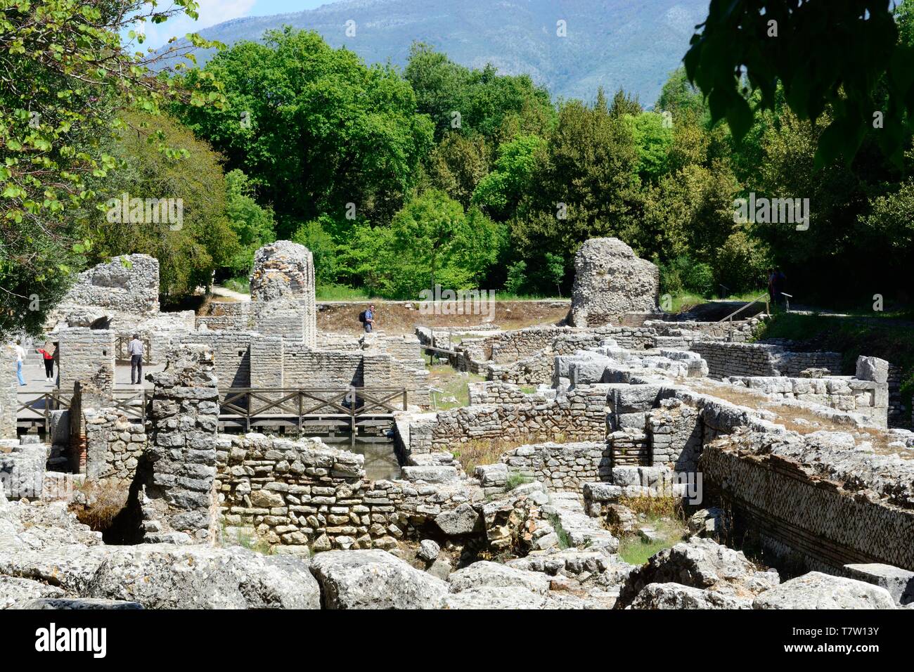Ancient Roman city Butrint archaeological site ruins UNESCO world ...