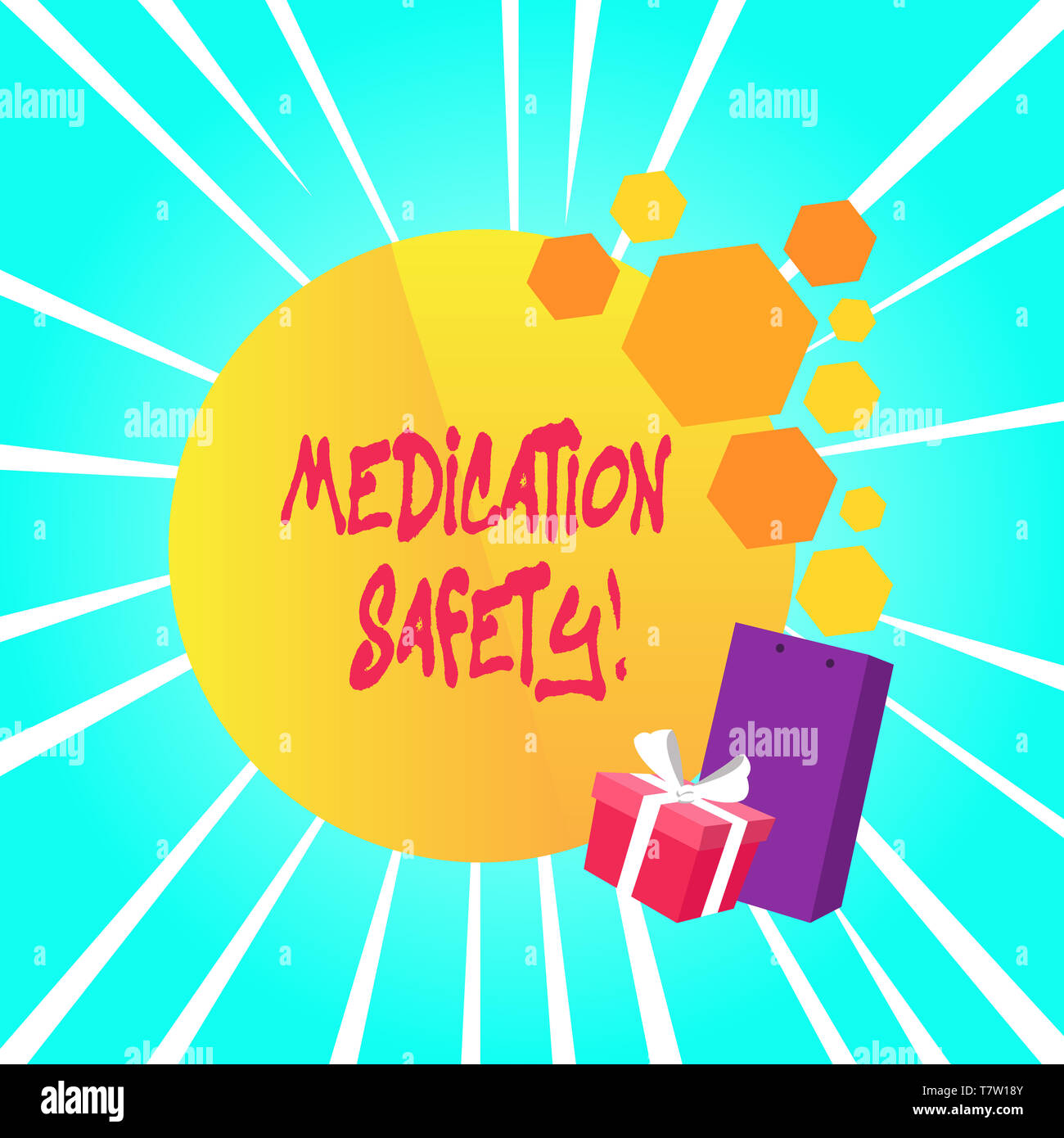 Text sign showing Medication Safety. Business photo showcasing freedom ...