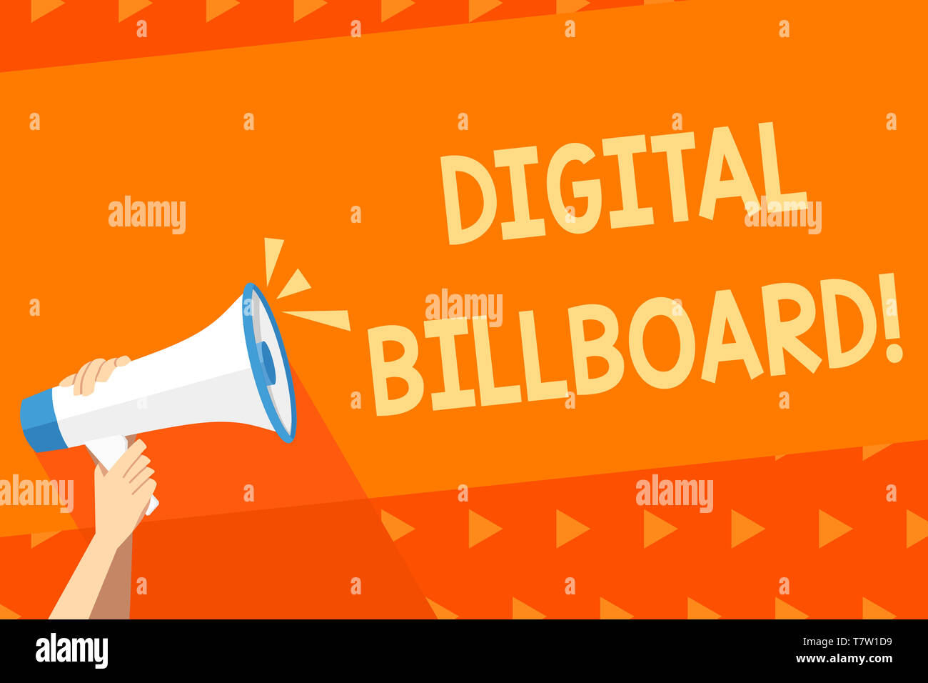 Writing note showing Digital Billboard. Business concept for billboard ...