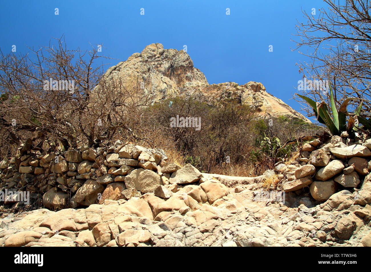 Peña de Bernal. Bernal Peak. San Sebastian Bernal, Queretaro, Mexico ...
