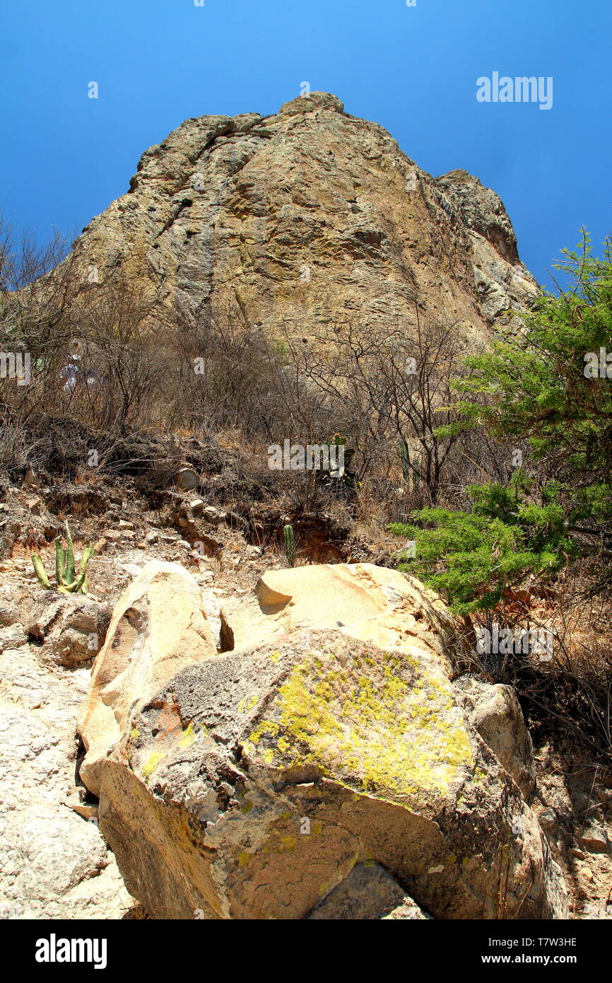 Peña de Bernal. Bernal Peak. San Sebastian Bernal, Queretaro, Mexico ...