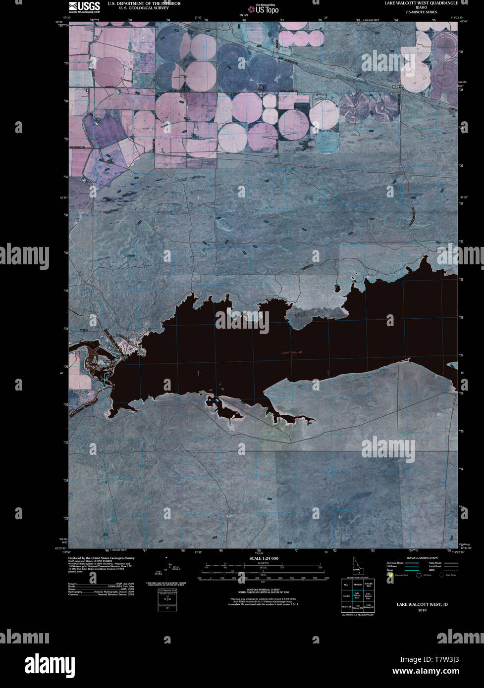 Map of walcott hi-res stock photography and images - Alamy