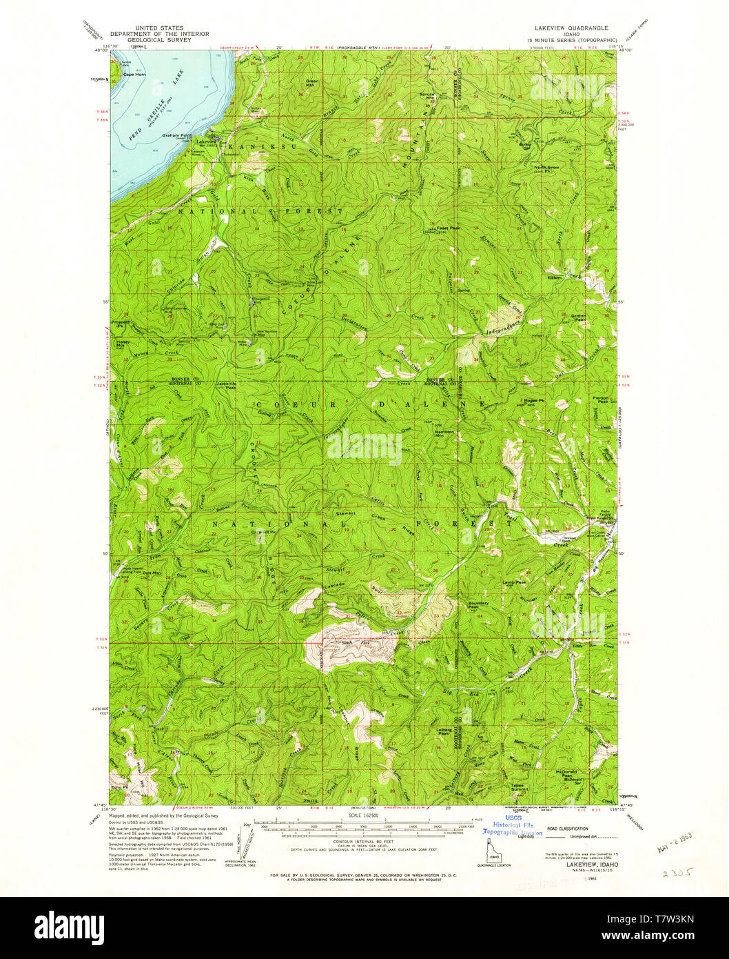 Lakeview map hi-res stock photography and images - Alamy