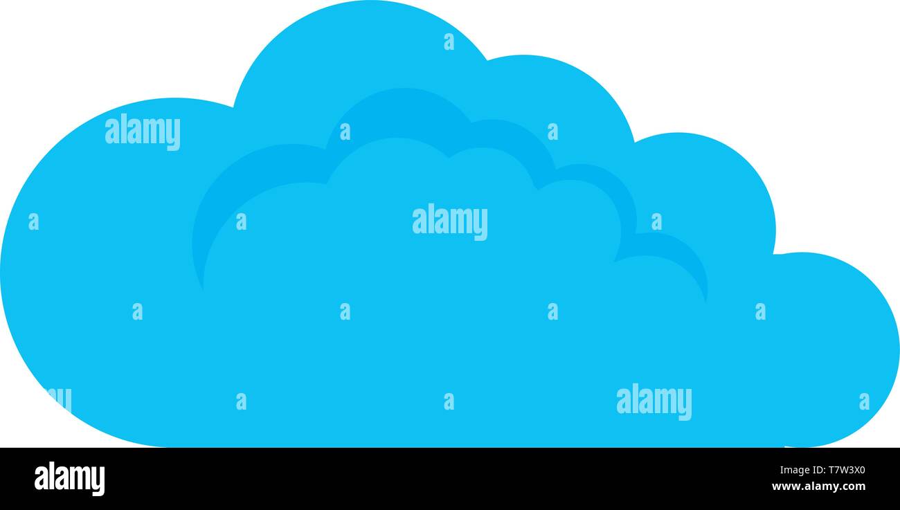 cloud climate weather on white background design vector illustration ...