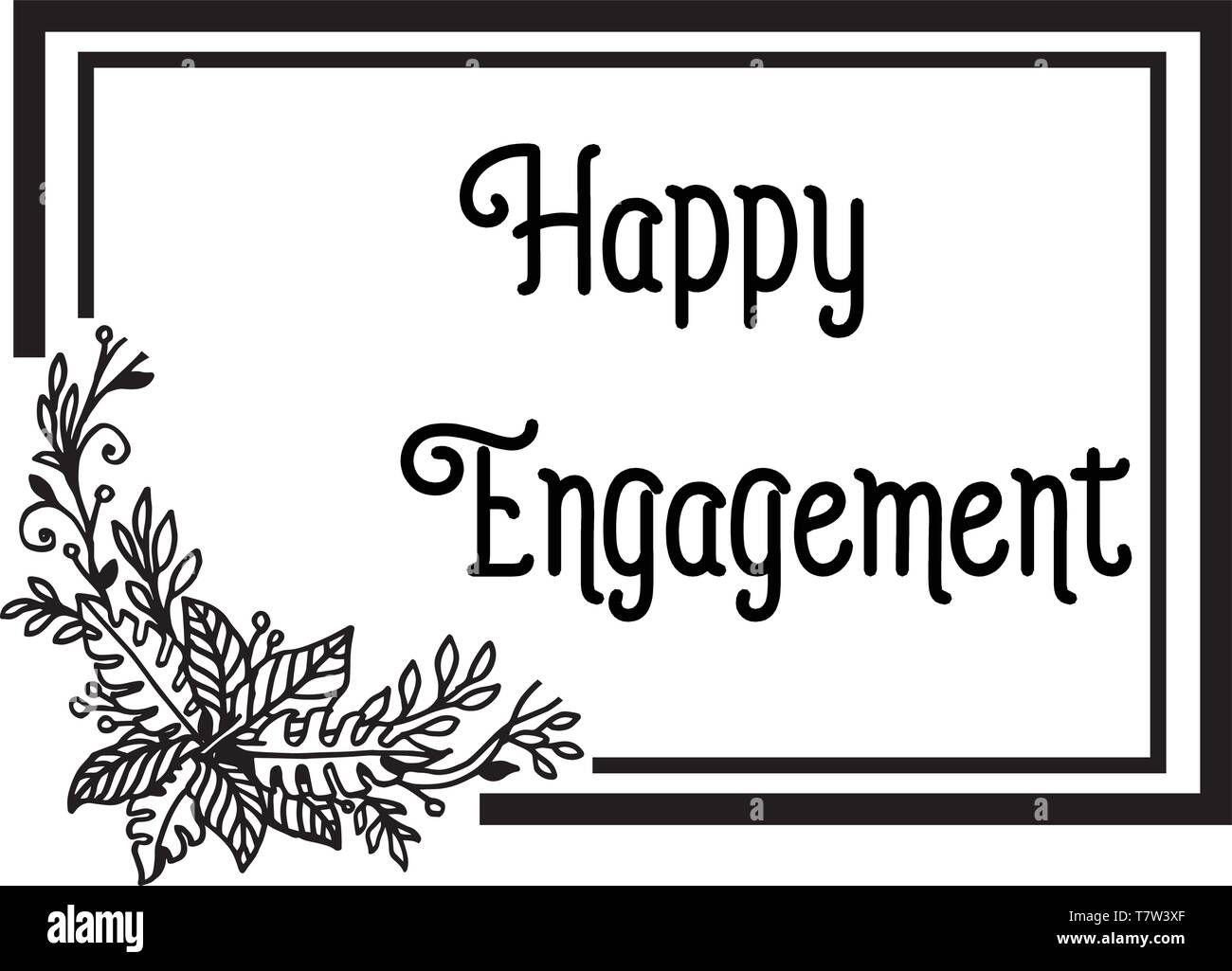 Vector illustration various pattern happy engagement with beautiful ...