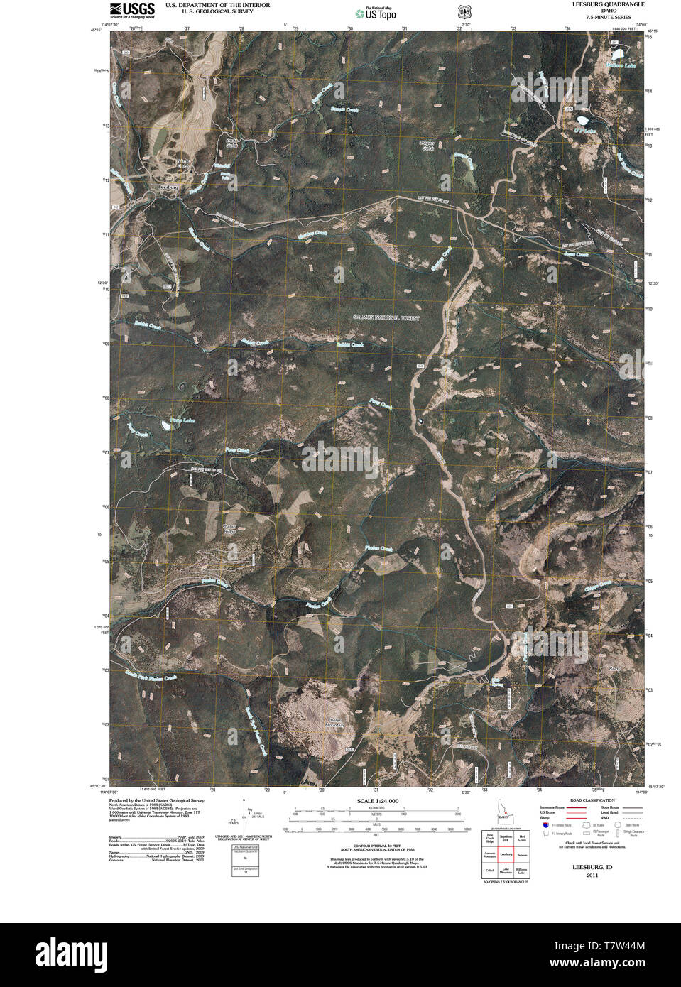 Map of leesburg Cut Out Stock Images & Pictures - Alamy