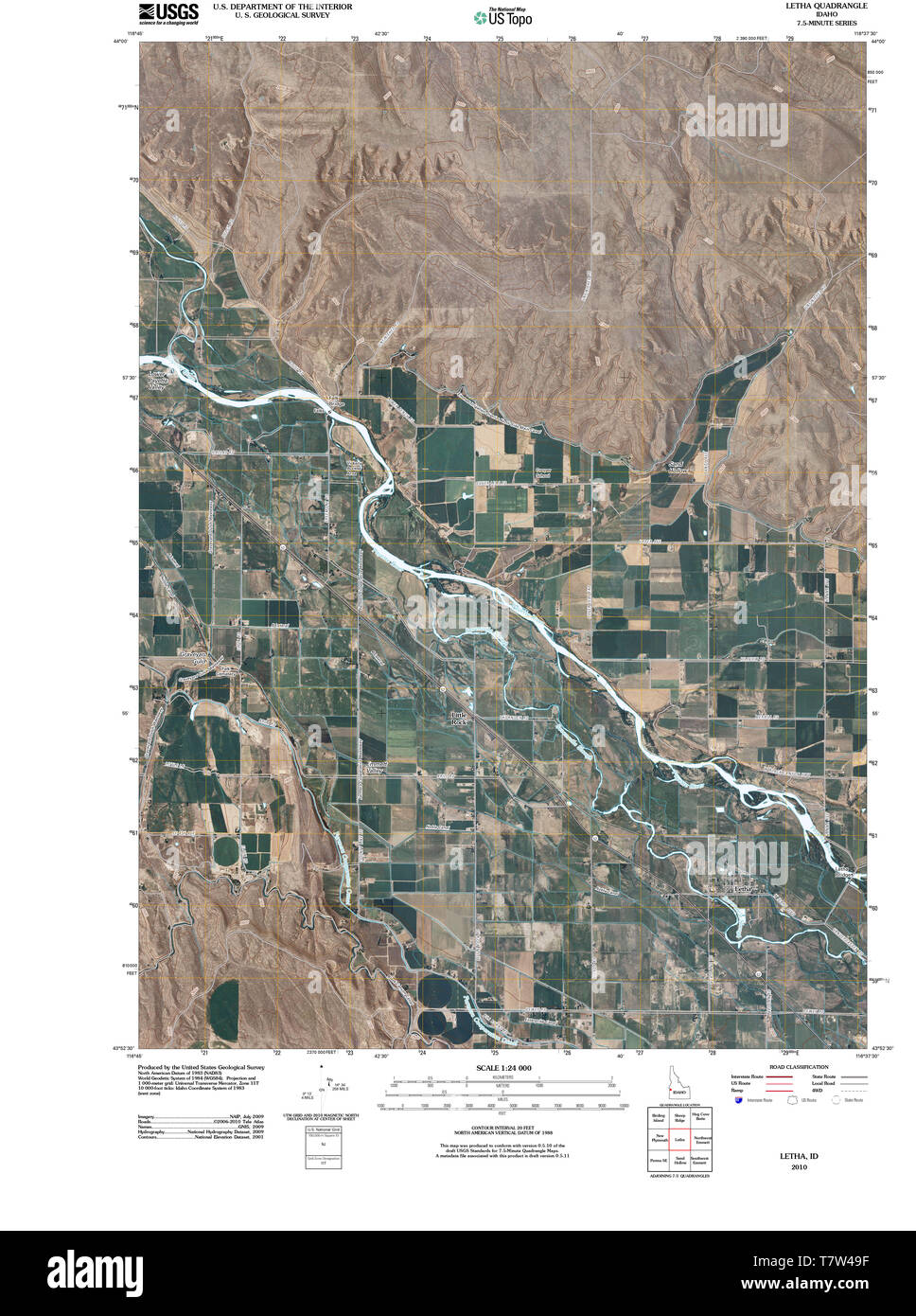 Map of letha hi-res stock photography and images - Alamy