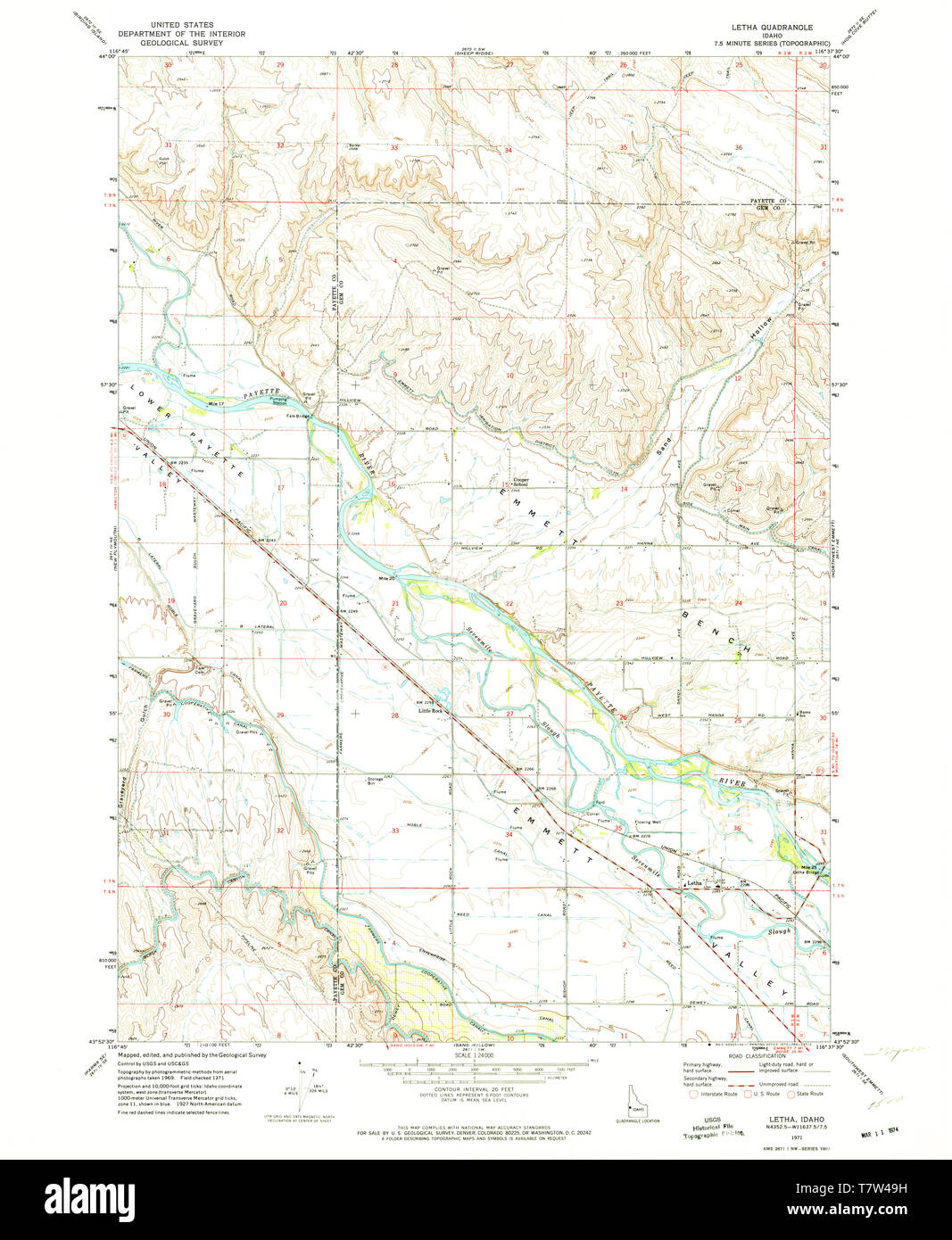 Map of letha hi-res stock photography and images - Alamy