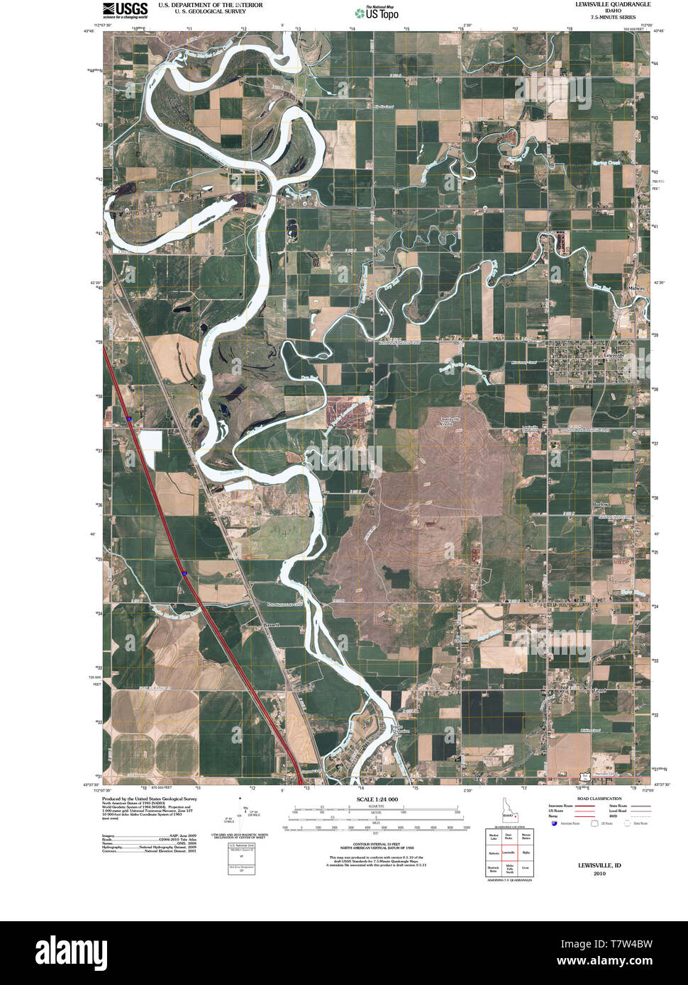 Lewisville map hi-res stock photography and images - Alamy