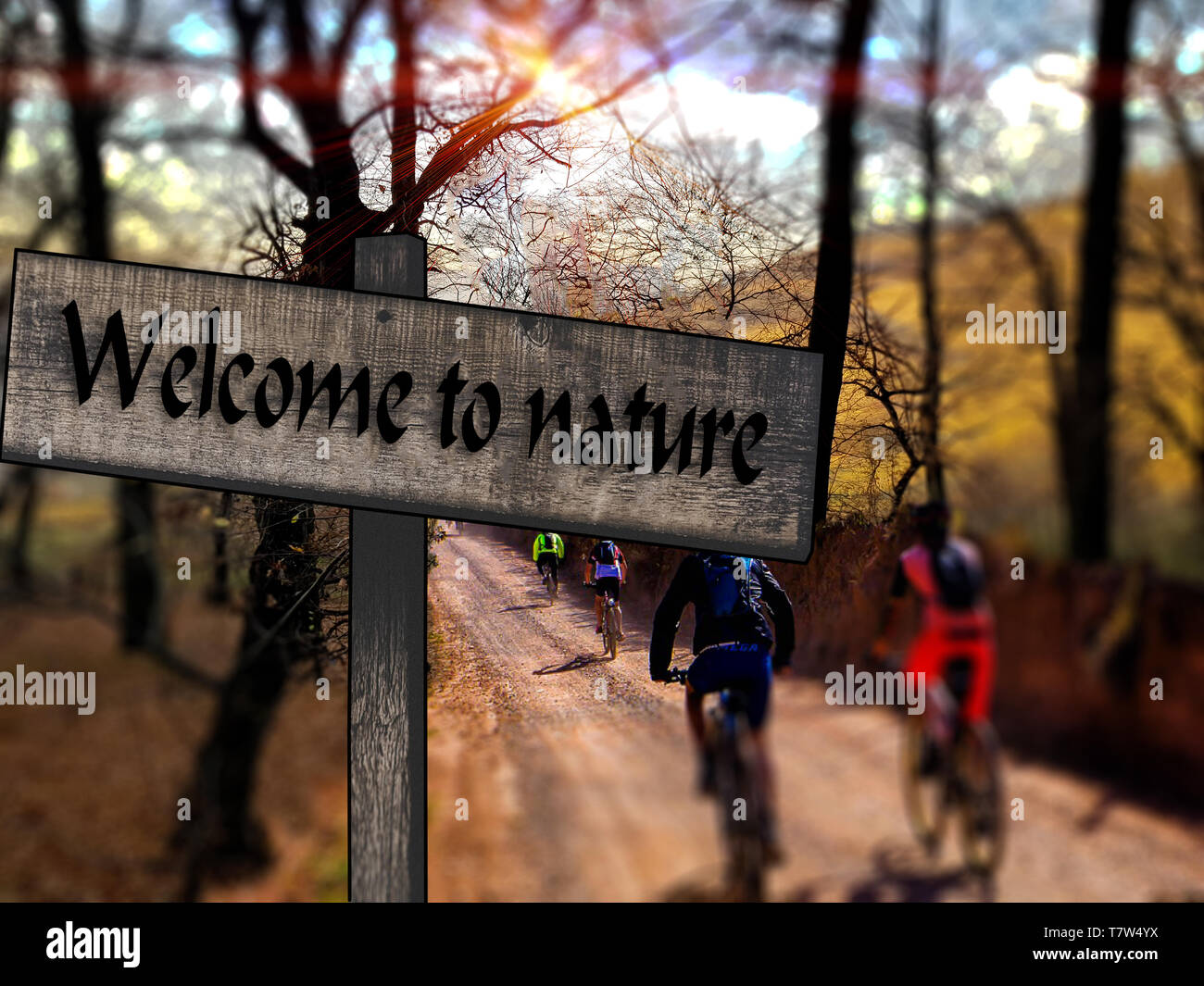 Signs in nature hi-res stock photography and images - Alamy