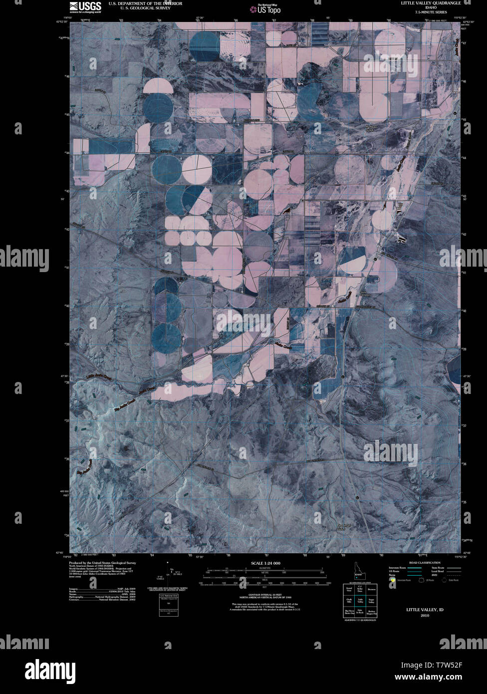 Map of little valley hi-res stock photography and images - Alamy