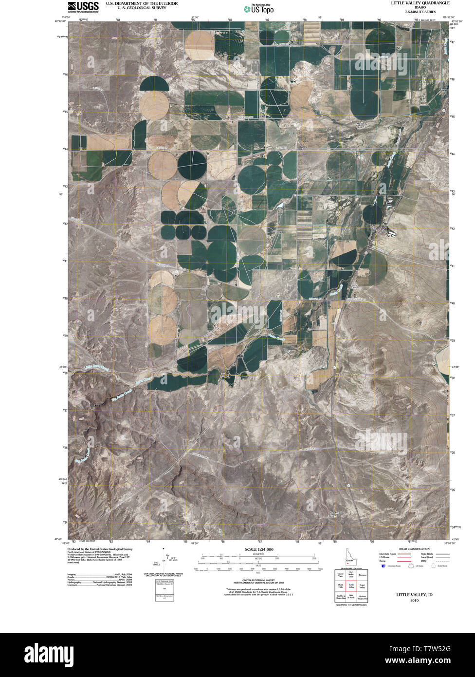 Map of little valley hi-res stock photography and images - Alamy