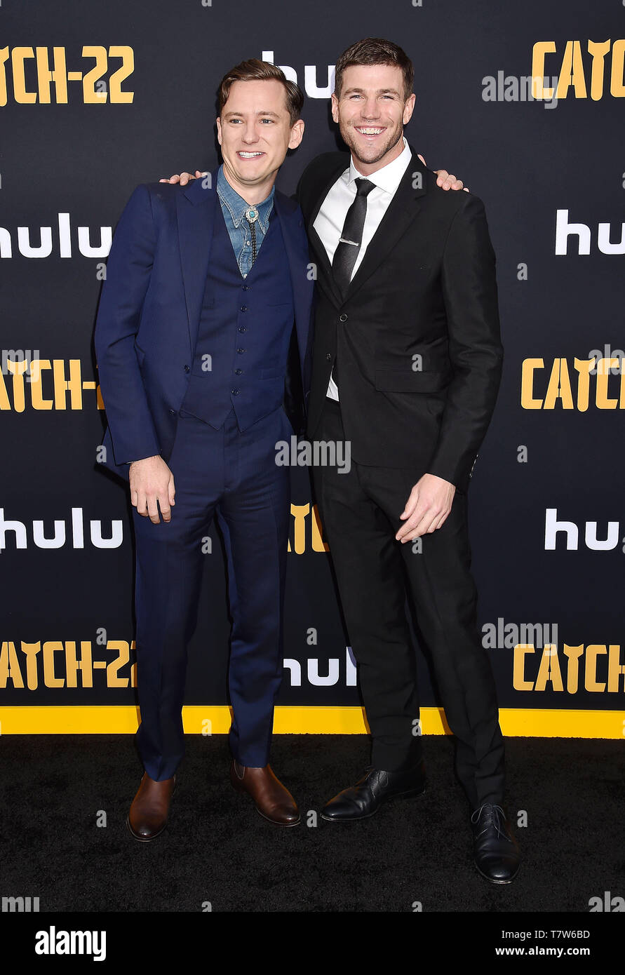 HOLLYWOOD, CA - MAY 07: Lewis Pullman (L) and Austin Stowell arrive at ...