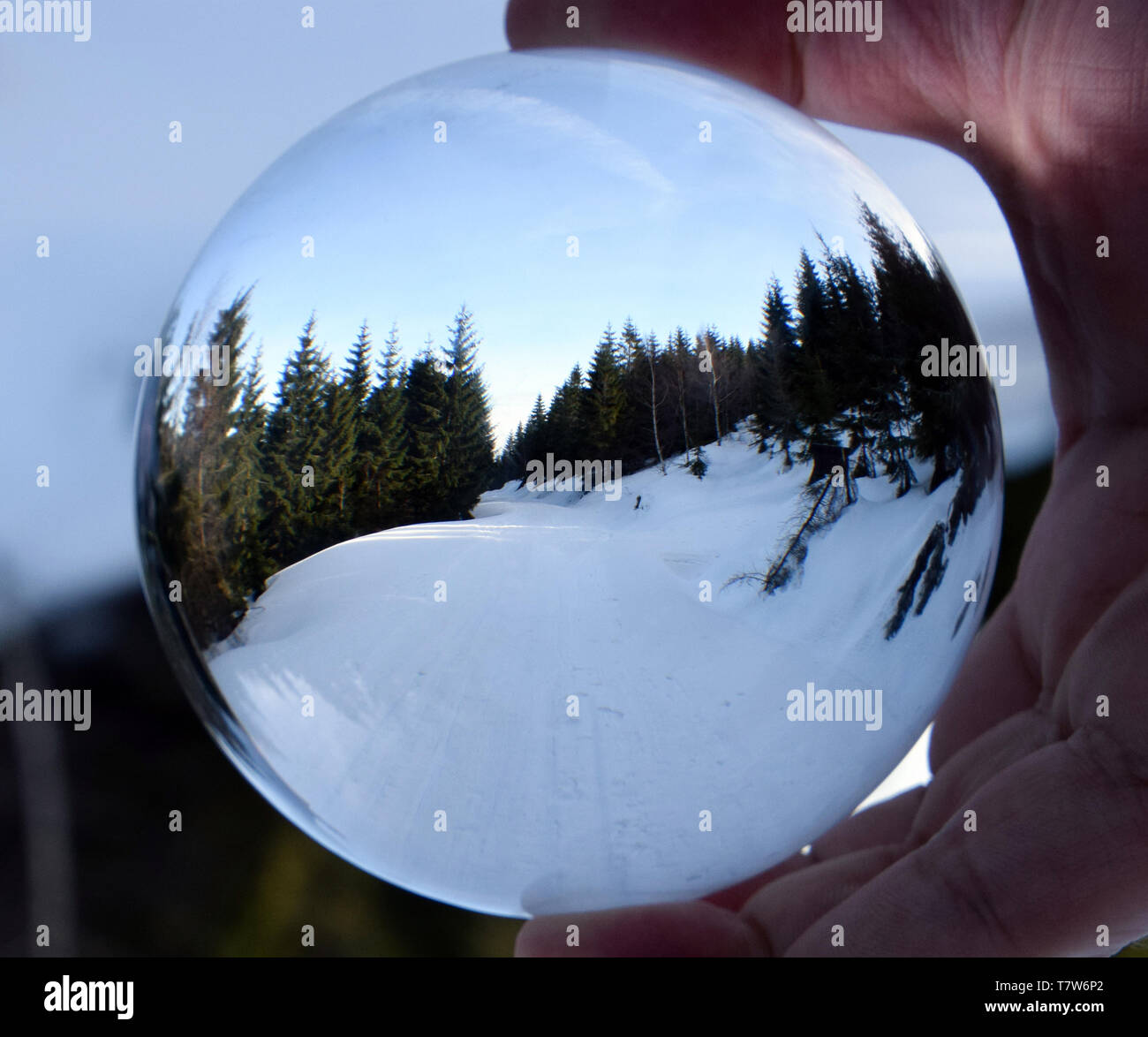 Round ball in mountain hi-res stock photography and images - Alamy