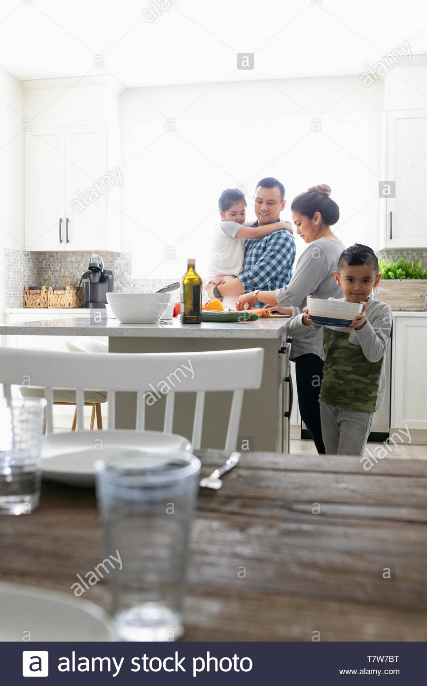 Asian family dinner smiling hi-res stock photography and images - Alamy
