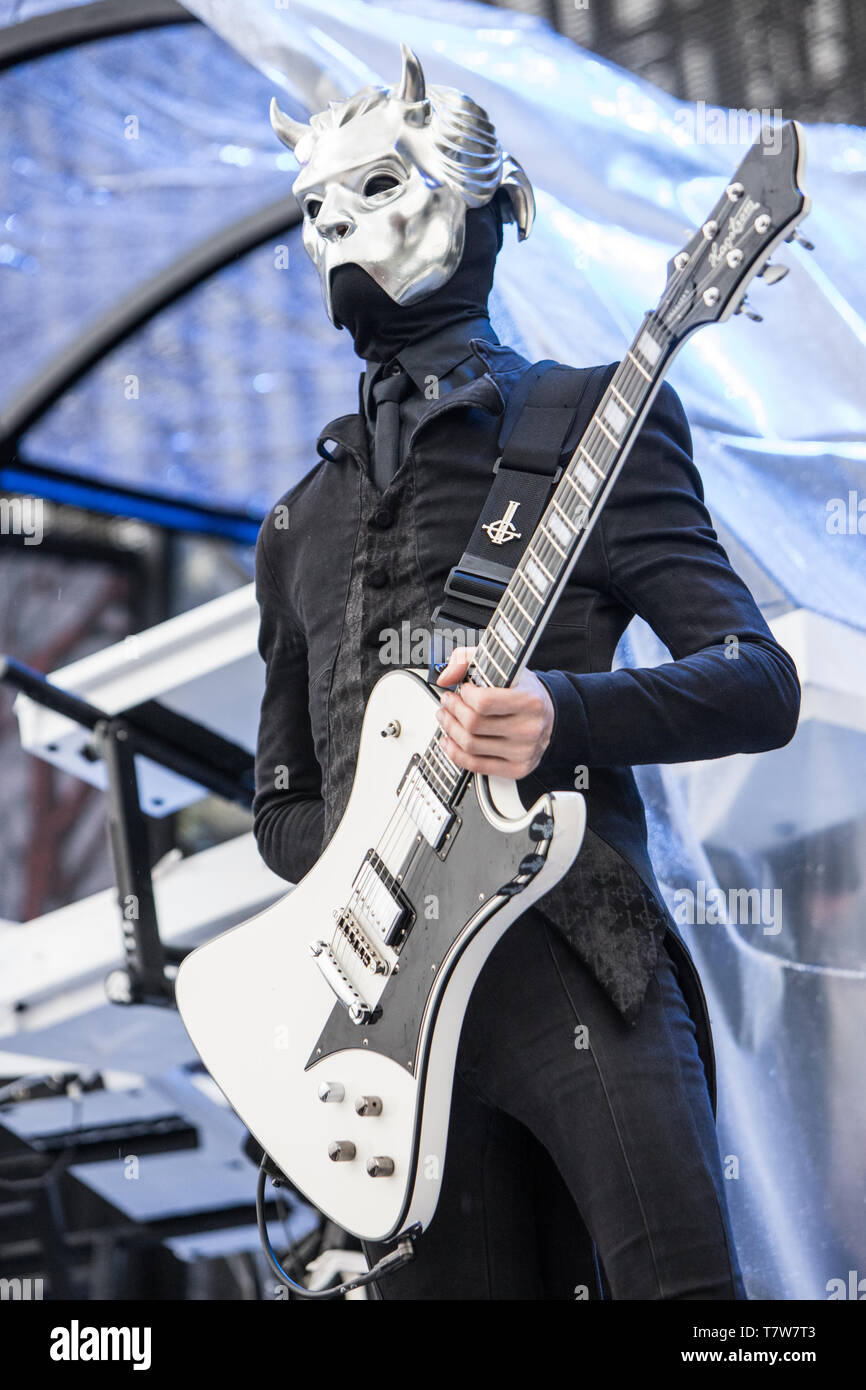 Milan Italy. 08 May 2019. The swedish rock band GHOST performs live on ...
