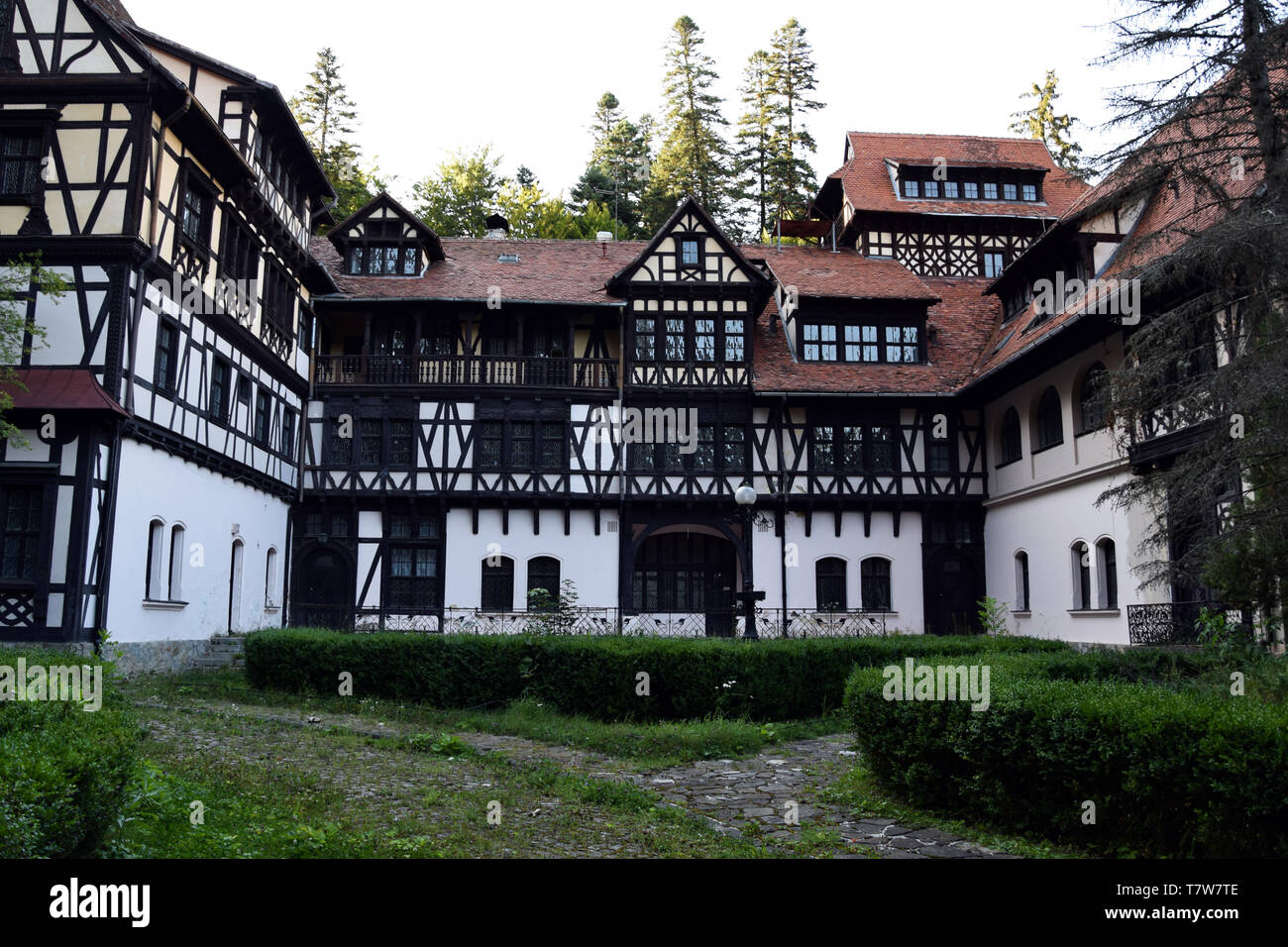Old traditional Romanian house in Art-Nouveau style. Romania Stock ...