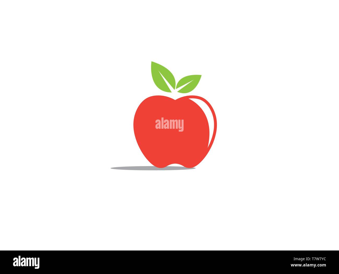 Apple Logo Isolated Stock Vector Images - Alamy