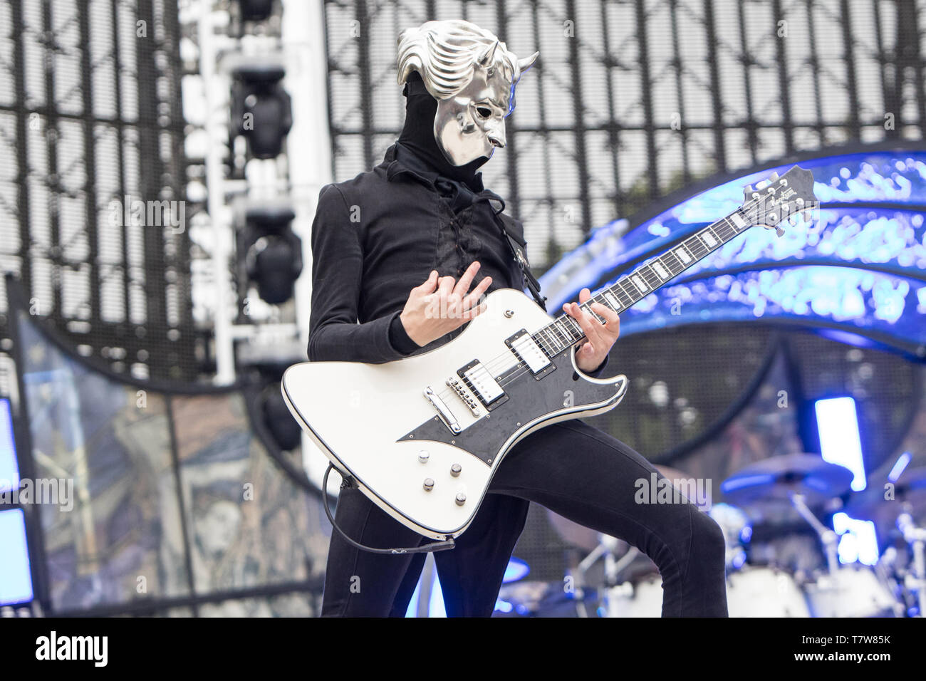 Milan Italy. 08 May 2019. The swedish rock band GHOST performs live on ...