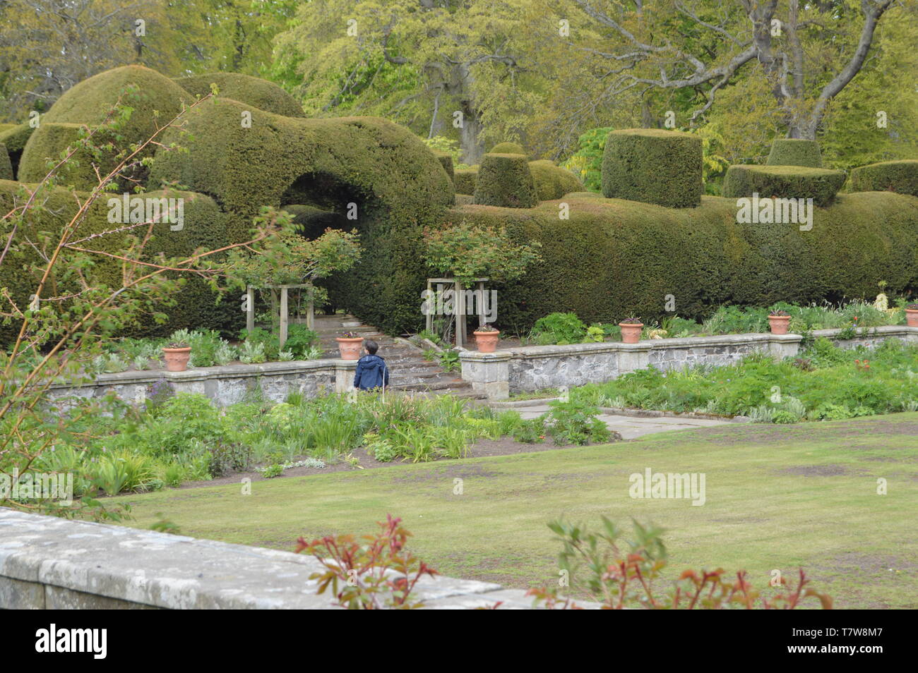 16th Century Earlshall Castle, Leuchars, Fife, Scotland, May 2019 Stock ...