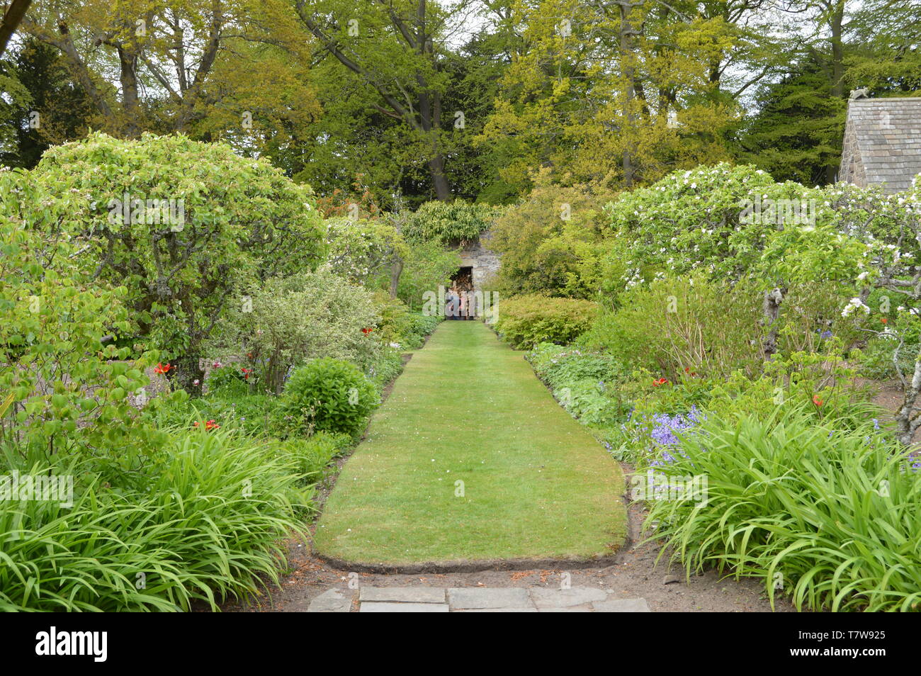 16th Century Earlshall Castle, Leuchars, Fife, Scotland, May 2019 Stock ...