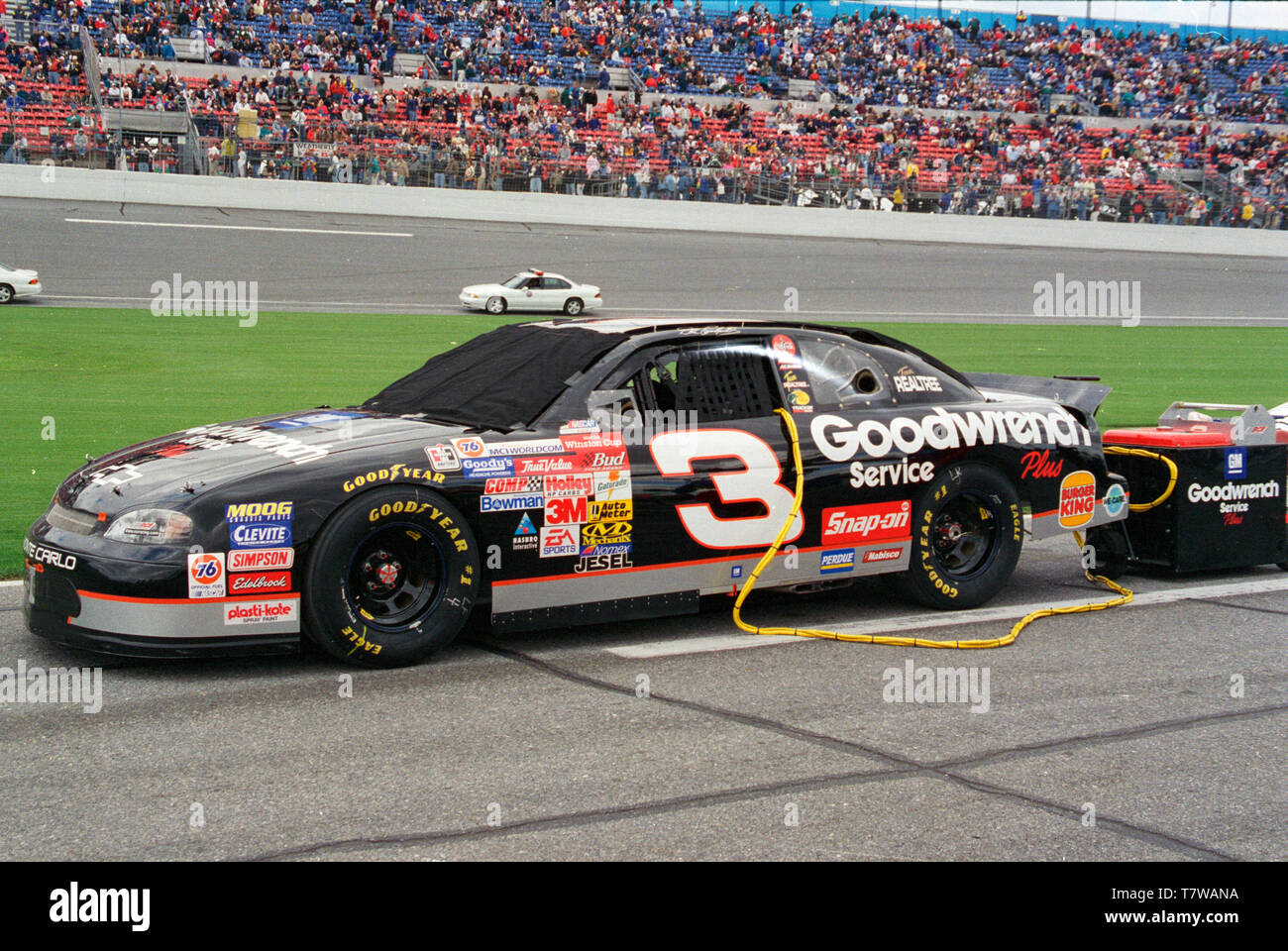 Dale Earnhardt during a practice session during speedweeks at Daytona ...