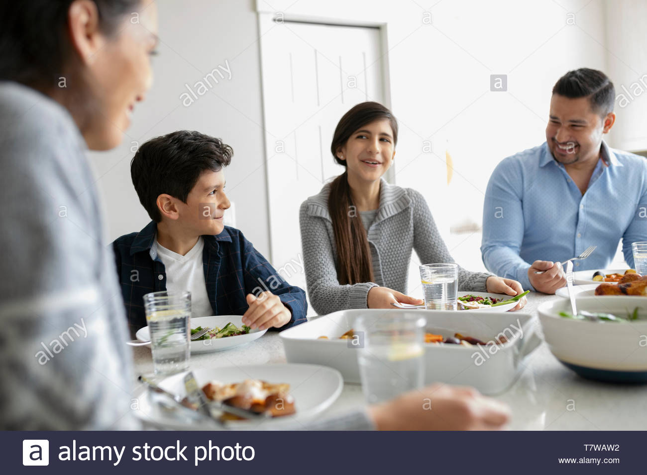 Children dinner table hi-res stock photography and images - Alamy
